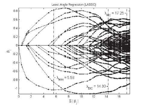 Lasso Estimates β I Vs Download Scientific Diagram
