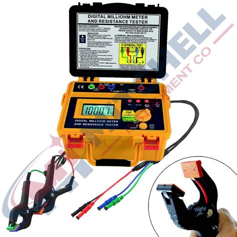 Sew 4338 Mo Digital Milliohm Meter And Resistance Tester Measures Down To 0 01 Ohm