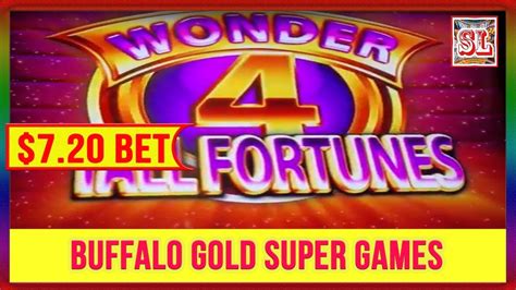 Super Games On Wonder Tall Fortunes Buffalo Gold Slot Lover Youtube