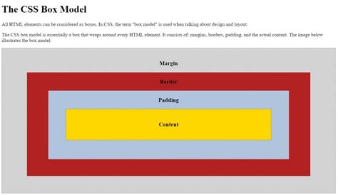 CSS Box Model Examples With Code Snippet OnAirCode