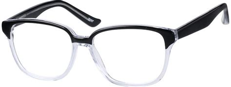 Black Square Glasses 664021 Zenni Optical Zenni Optical Zenni