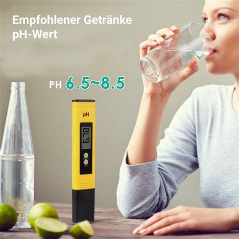 x pH Messgerät für Wasser Aquarium Teich Pool Digital pH Meter Messer mit