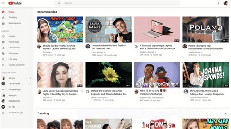 YouTube Rolls Out Big Changes To Its Desktop Homepage Mashable