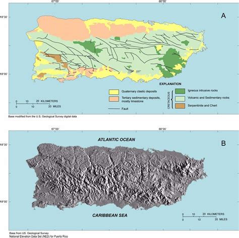 Geological Map Of Puerto Rico