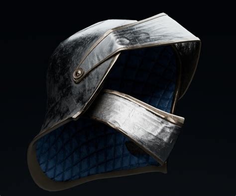 Artstation Female Knight Helmet Armor Lowpoly Game Assets