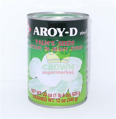 Aroy D Palms Seeds Attap In Heavy Syrup 625g Crown Supermarket