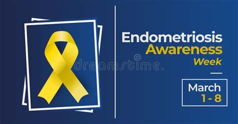Endometriosis Awareness Month Campaign Banner Observed In March Yearly
