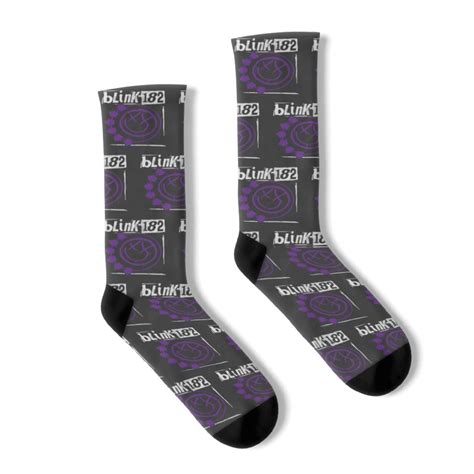 182 World Tour 2023 Socks Vintage Blink Blink Band Socks Blink