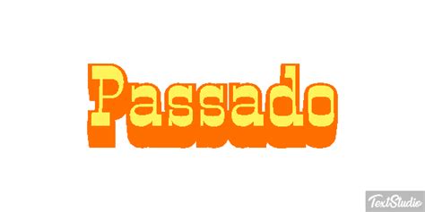 Passado Palavra Desenhos De Logotipo Em  Animado