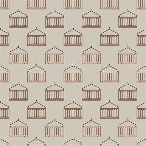 Shipping Container Vector Outline Seamless Pattern 20947678 Vector Art At Vecteezy