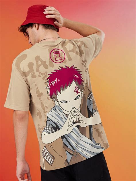 Buy Bewakoof Naruto Merchandise Printed Drop Shoulder Sleeves Cotton Oversized T Shirt Tshirts