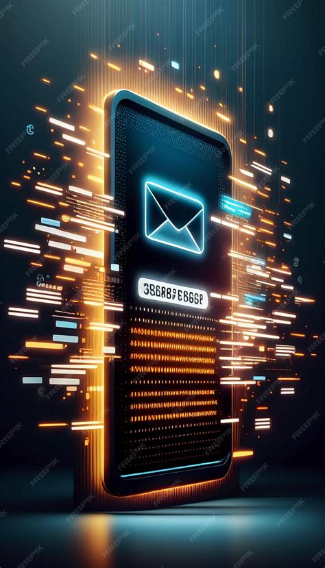 Premium Photo New Email Notification In The Inbox Receiving An Alert