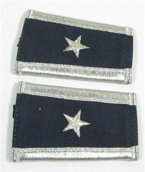Pair New Nos Usaf Air Force 1 Star General Shoulder Board Slide Rank