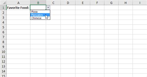 Drop Down List In Excel Easy Excel Tutorial