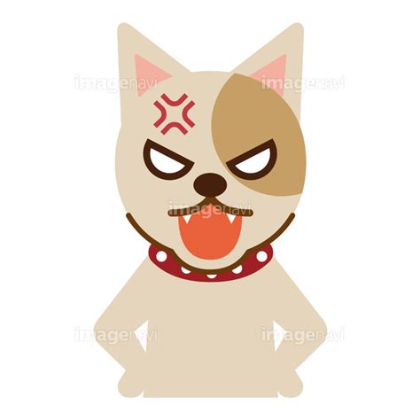 【怒る犬】の画像素材41033518 イラスト素材ならイメージナビ