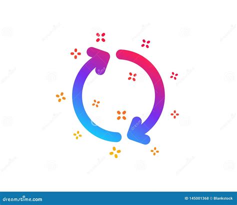 Refresh Arrow Icon Rotation Arrowhead Vector Stock Vector