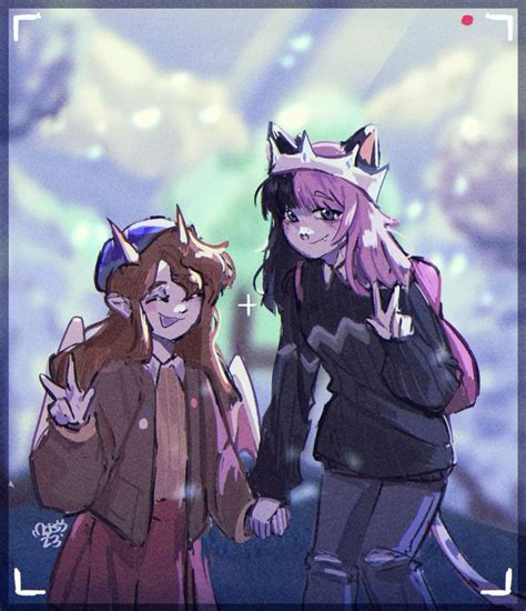 Nihachu And Tallulah Qsmp Nikki And Wilbur Fanart Puffy And Niki