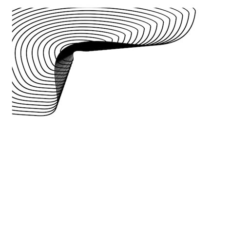 Premium Vector Abstract Wave Line Corner