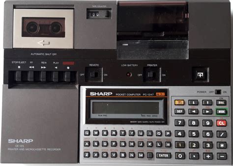 Sharp Pocket Computer Ce 125 Pc 1247 1982 83 7296039283 Oficjalne Archiwum Allegro