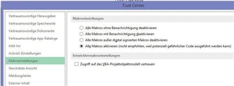 Excel Makros Aktivieren Anleitung