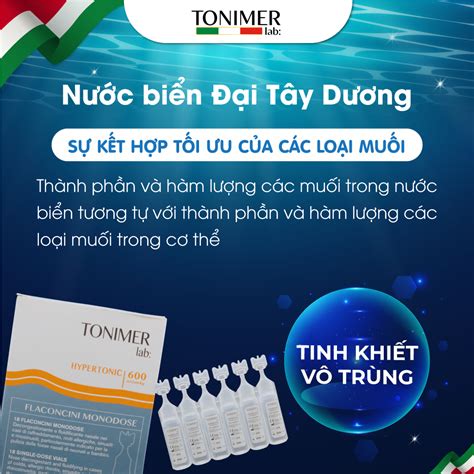Tonimer Lab Hypertonic Dung Dịch Nhỏ Mũi ưu Trương 600 Mosmkg Fitolabs