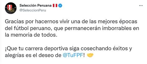 Fpf Oficializó Salida De Ricardo Gareca Y Lo Despidió Con Palabras De
