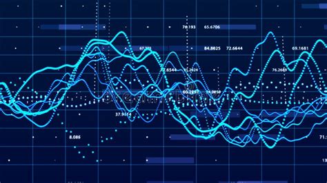 Stock Market Graph Big Data Visualization Investment Graph Concept