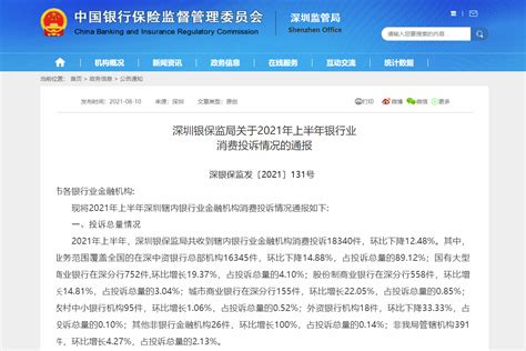 中信银行、平安银行信用卡中心上半年在深圳中资银行总部机构投诉量居前列 银行频道 和讯网