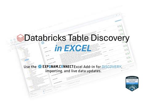 Table Discovery In Excel Exponam Share And Explore Data