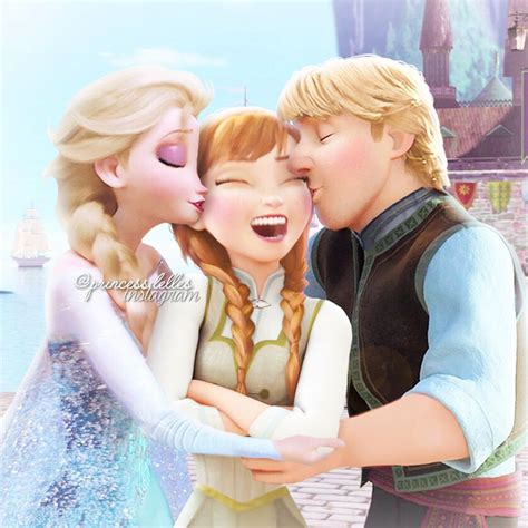 Frozen Family Kisses Kristoff And Elsa Surprise Anna With Some Love What Do You Want To