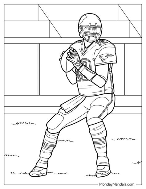 16 Tom Brady Coloring Pages Free Pdf Printables