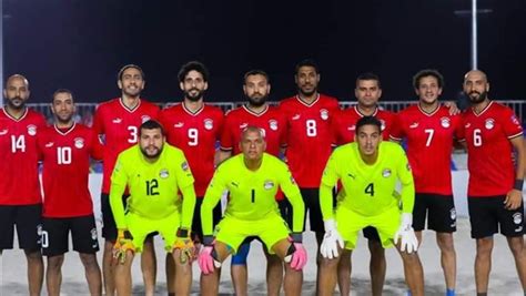 اليوم منتخب الشاطئية يواجه فلسطين في نصف نهائي كأس العرب