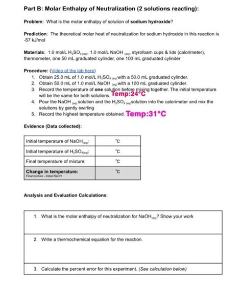 Solved Part A Molar Enthalpy Of Solution Problem What Is Chegg Com