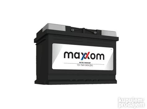 Maxxom 12V 75AH D 640A KupujemProdajem