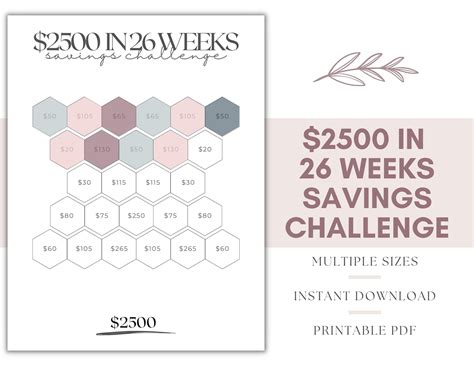 26 Week Money Challenge