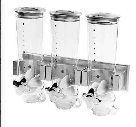 3pcsset Cereal Device Wall Mounting Type Food Gra Grandado