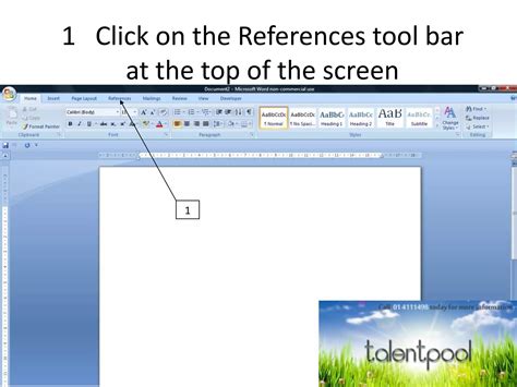 How To Create An Automatic Index In Microsoft For Beginners Ppt