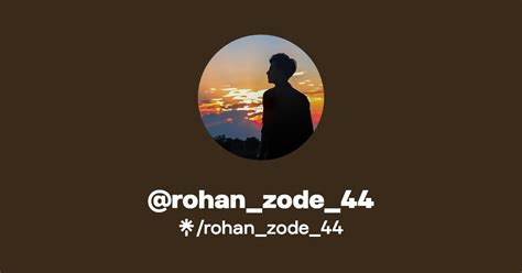 Rohan Zode 44 Instagram Facebook Linktree