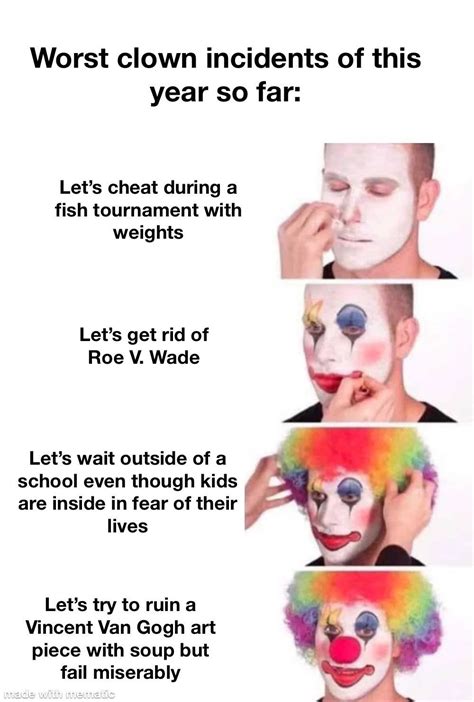 Pin By Mina On Memes Clown Meme Clown Reactions Meme