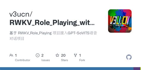 Issues V3ucn RWKV Role Playing With GPT SoVITS GitHub
