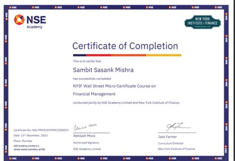 Sambit Sasank Mishra On Linkedin Successfully Completed Course