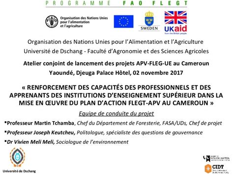 Renforcement Des Capacités Des Professionnels Et Des Apprenants Des