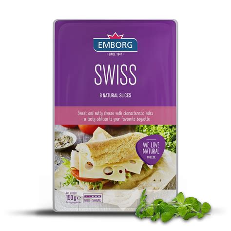 Swiss Cheese Slices Emborg