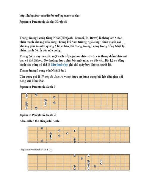 Japanese Pentatonic Scales Hirajoshi Pdf