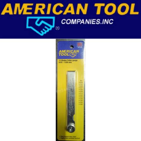 FEELER FULLER GAUGE KUNCI STEL KLEP 13 BLADE 0 03 0 60mm