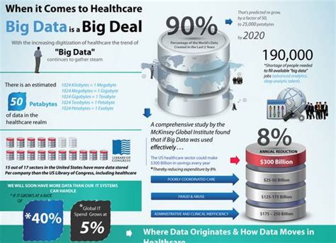 Infographic Understanding How Big Data Flow In Healthcare Shared By