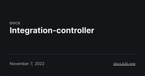 Integration Controller