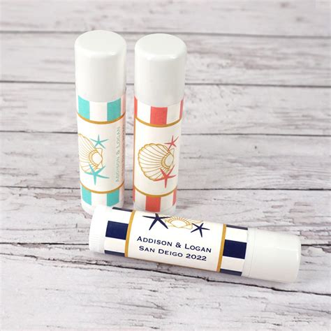 Personalized Lip Balm Party Favor Beau Coup