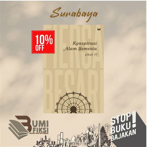 Jual Buku Novel Konspirasi Alam Semesta Cover Baru Fiersa Besari
