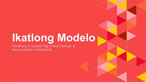 Mga Modelo Ng Pambansang Ekonomiya Pptx